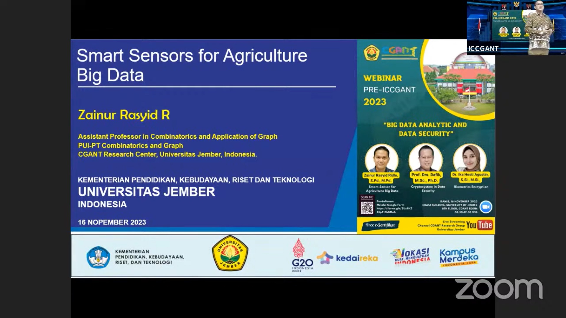 Pre-ICCGANT 2023 – PUI-PT Combinatorics and Graph