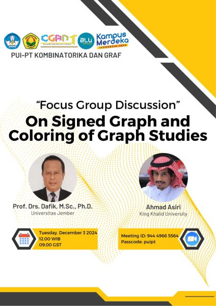 Focus Group Discussion on Signed Graphs and Coloring of Graph Studies ...